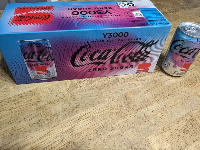 COCA COLA ZERO Sugar Y3000 Limited Edition Flavor 10 Mini Cans Created ...
