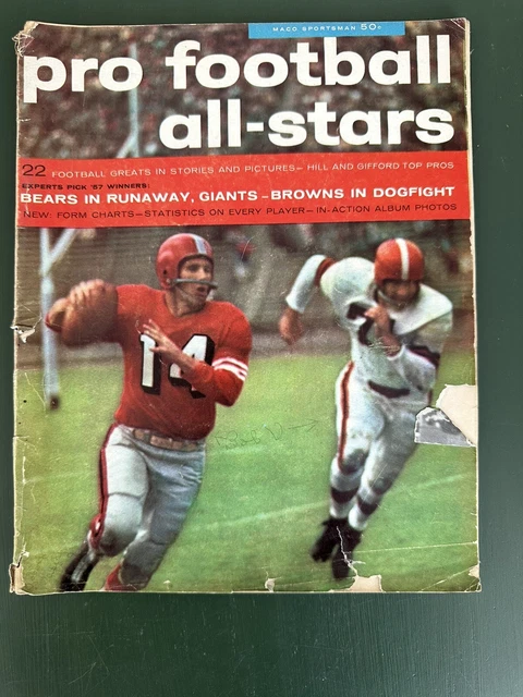 1957 MACO MAGAZINE Co Pro Football All-Stars EUR 9,25 - PicClick FR