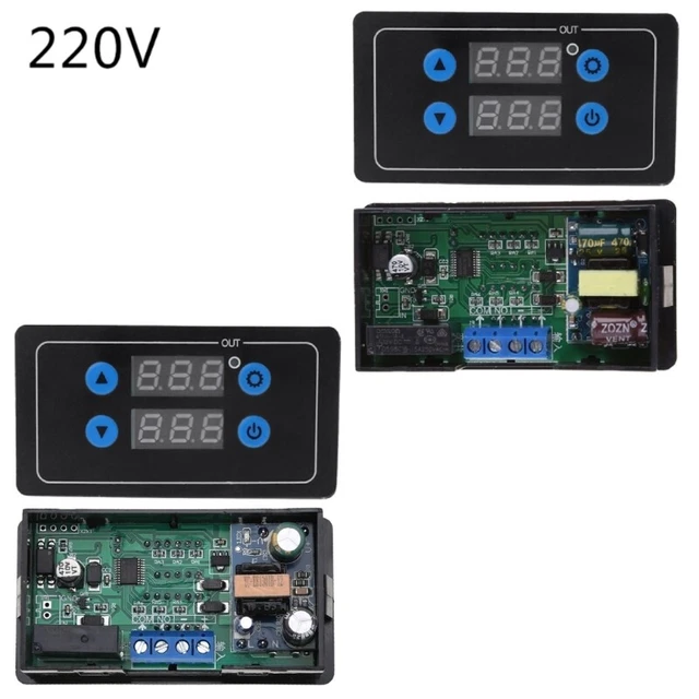 CONTROL MODULE PROGRAMMABLE Digital Countdown Timer Delay Module £11.14 - PicClick UK