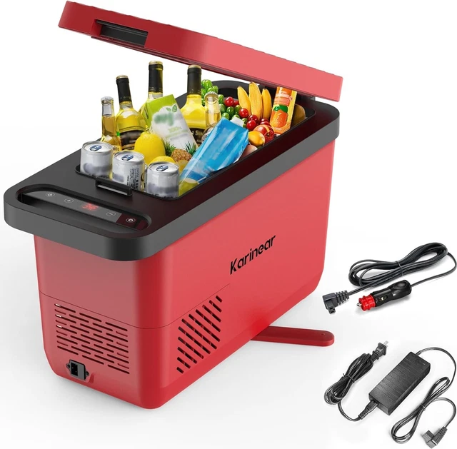 12 VOLT CAR Refrigerator 16L Portable Compressor Cooler Fridge Freezer ...