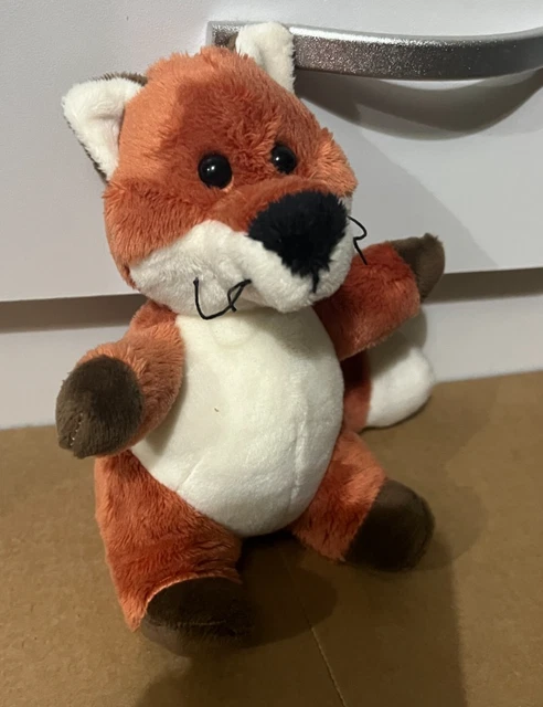 2X MINIFEET SMALL Ginger Fox Soft Toy Plush 6" £9.99 - PicClick UK