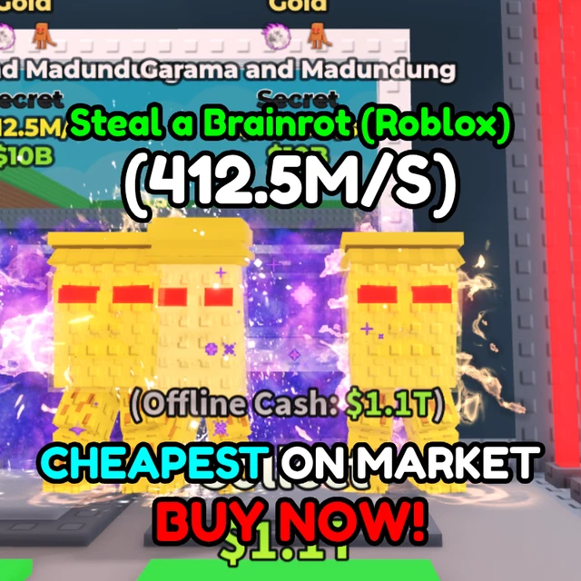 (412.5M/S) GOLD Garama And Madungdung | Roblox Steal a Brainrot | FAST ...