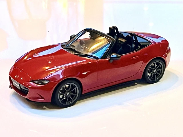 1/18 KYOSHO MAZDA MX5 Miata ND Mk4 Roadster (Red). Resin, Limited to ...