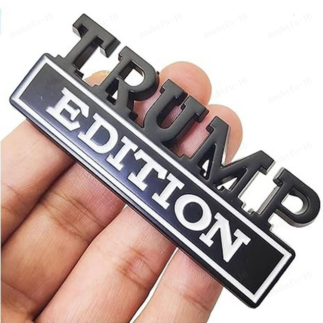 TRUMP EDITION LOGO Emblème Badge Voiture Hayon Arrière Autocollant Auto ...