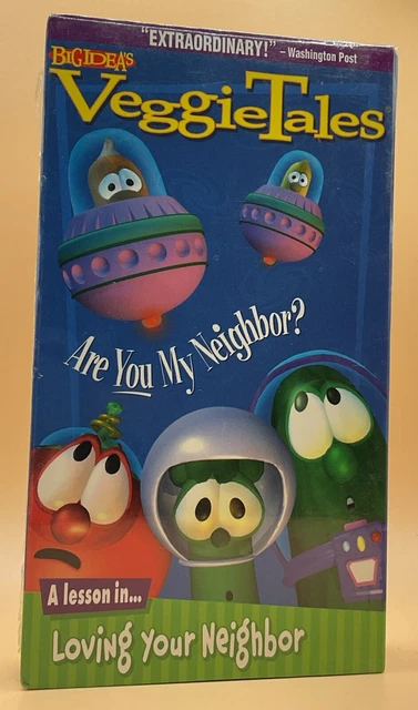 VEGGIETALES ARE YOU My Neighbor? VHS 1995 **SEALED NEW** **Buy 2 Get 1 ...