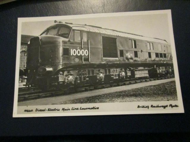 RAIL POSTCARD - Diesel- Electric Main Line Locomotive (British Railway ...