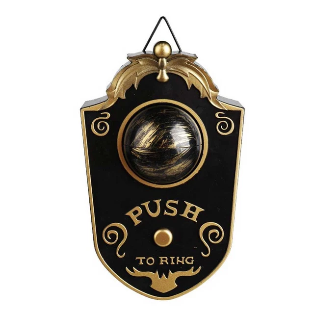 PROP HAUNTED HOUSE Halloween Doorbell Decoration Haunted Eye Doorbell ...