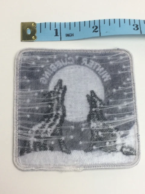 WINTER CUBBING BOY Scout Badge Patch Scouting Wolves Howling at Moon ...
