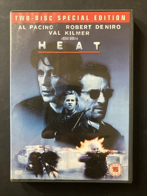 HEAT (DVD TWO disc Special Edition) Robert De Niro Al Pacino Val Kilmer ...