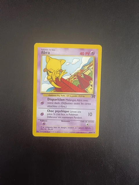 CARTE POKÉMON ABRA 49/82 Team Rocket Wizards EUR 5,00 - PicClick FR