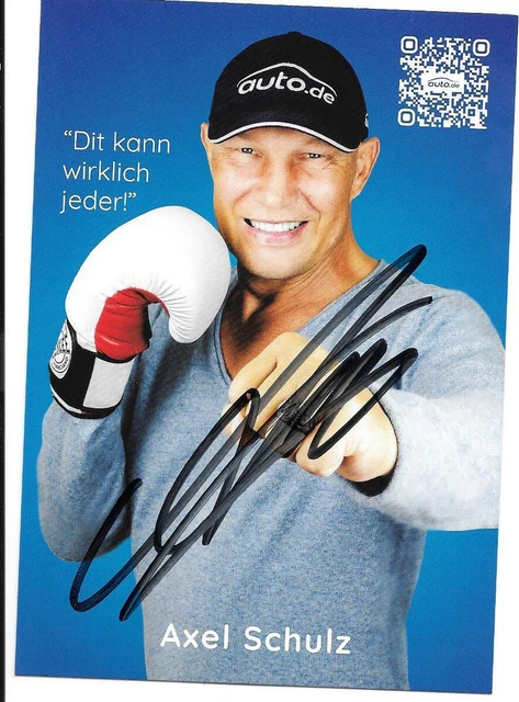 ORIGINAL AUTOGRAMM DES ehemaligen Profiboxers Axel Schulz( EUR 1,50 ...