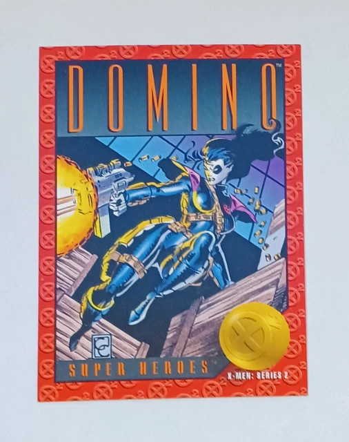 1993 SKYBOX X-MEN Series 2, Xavier Files, #11, Domino Trading Card £1. ...