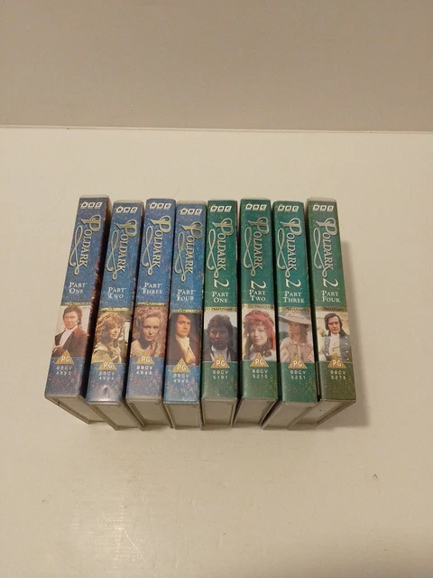 POLDARK COLLECTION 8 VHS BBC Videos Series 1 And 2 Complete £10.92 ...