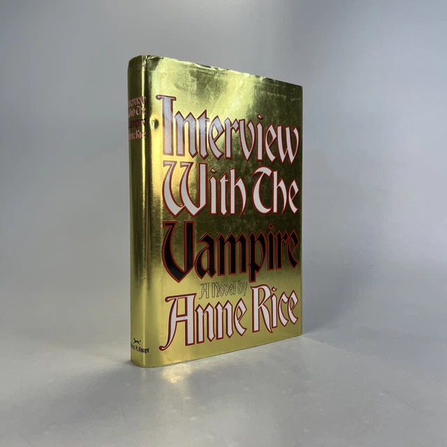 &INTERVIEW WITH THE Vampire” Anne Rice 1st Ed HB DJ 1992 2nd Printing ...