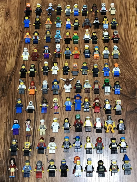 HUGE LEGO MINIFIGURE Job Lot / Bundle Of Mini Figures 100 Spares ...