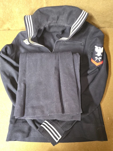 WWII US NAVY Carpenter's Mate Uniform with Ruptured Duck Named to T.G ...