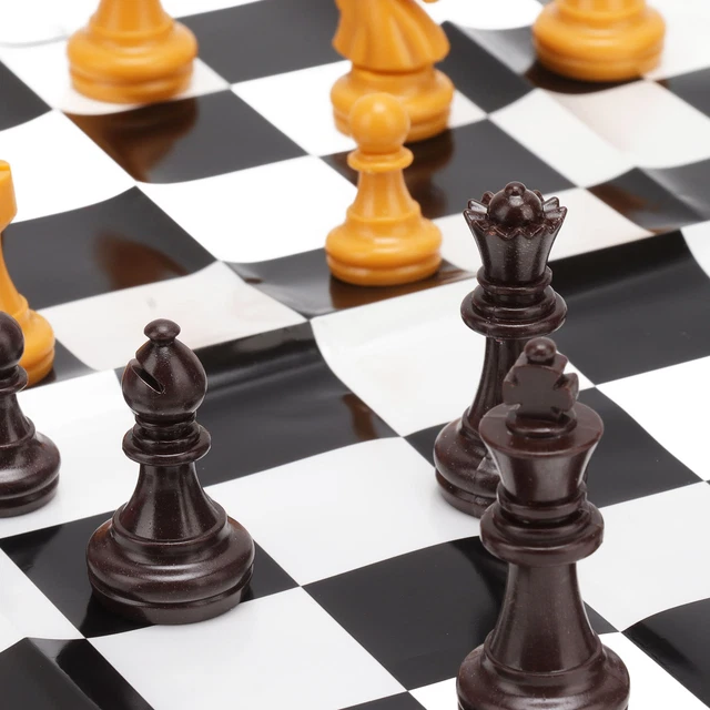 INTERNATIONAL CHESS SET Wearproof International Chess Pieces Board Set ...