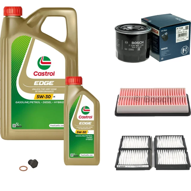 BOSCH INSPECTION SET 6 L Castrol 5W-30 M pour Mazda 626 V Break EUR 152 ...