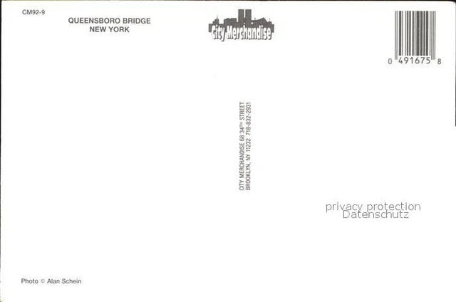 NEW YORK CITY Queensboro Bridge Air view EUR 5,80 - PicClick DE