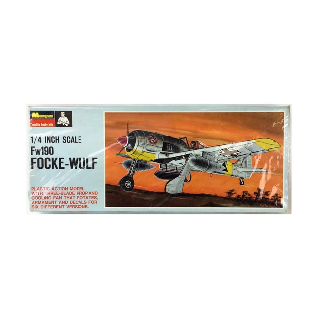 MONOGRAM MODÈLE KIT Focke-Wulf Fw190 Sw EUR 110,67 - PicClick FR