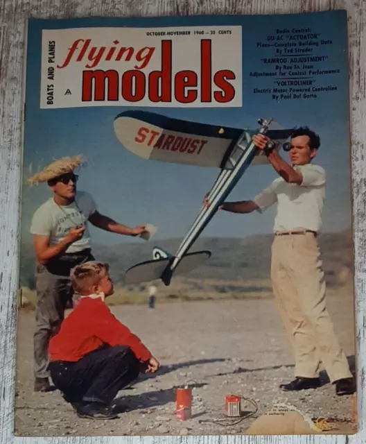 FLYING MODELS Airplane Magazine Hobby Boats Planes Aviation R/C October 1960 £5.79 - PicClick UK