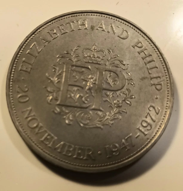 QUEEN ELIZABETH COMMEMORATIVE coin Elizabeth and Philip 20 November ...