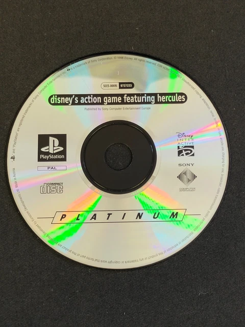 DISNEY'S ACTION GAME featuring Hercules PS1 DISC ONLY £4.99 - PicClick UK