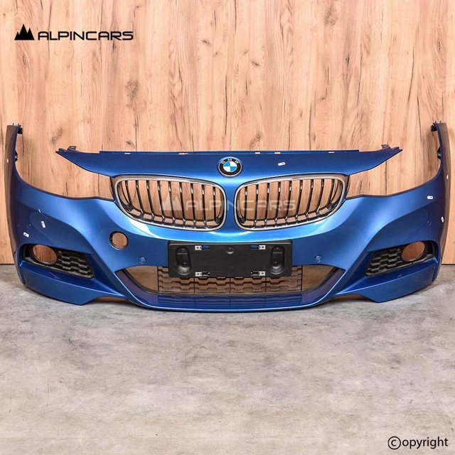 GENUINE BMW F34 GT LCI M PACKAGE front bumper front bumper Estoril blue ...