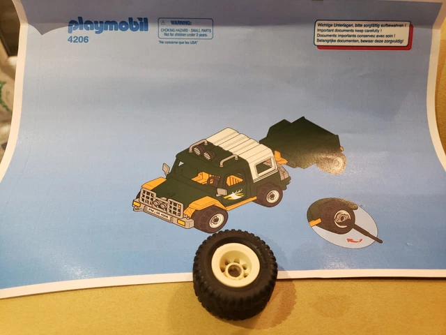 ROUE DE SECOURS pour 4x4 avec remorque playmobil 4206 EUR 2,00 ...
