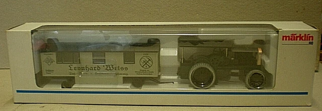 MARKLIN HO 1883 Diecast Traction Engine 1995 Box Set O.V.P. (MB7) £50. ...