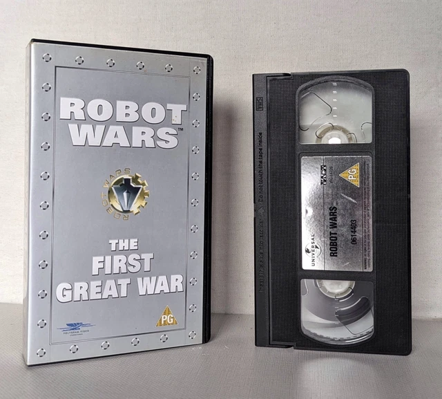 ROBOT WARS-THE FIRST Great War VHS Video 1999 74 min + Bonus 25 min ...