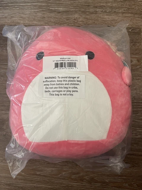 SQUISHMALLOWS KELLYTOY ARCHIE The Axolotl 12 inch Plush Toy New With ...