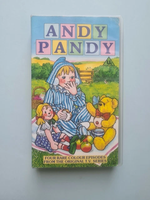 ANDY PANDY VHS Video 4 Rare Colour Episodes from the Original TV Series ...