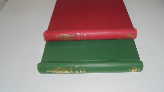 2 USED STANLEY Gibbons Tower Stamp Albums,1 With Unused Pages,1 Without ...