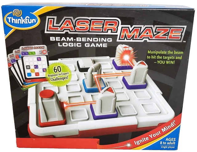 LASER MAZE BEAM Bending Logic Board Game Single Player STEM Toy Ages 8 ...
