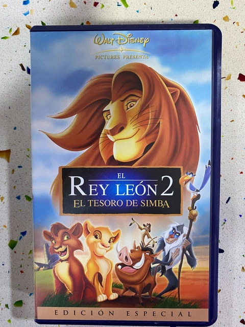 EL REY LEON 2 El Trésor De Simba Edition Spécial Film VHS Tape Walt ...