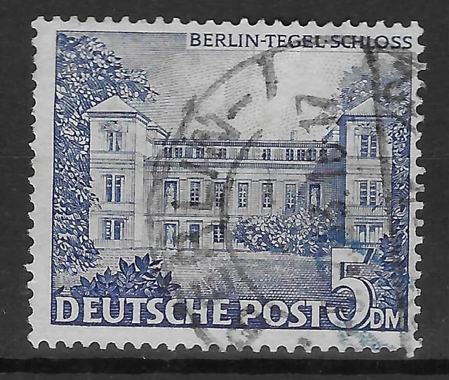 WEST BERLIN 1949. 5Dm. BLUE, GOOD-FINE USED. SG. B53. (9256) £5.00 - PicClick UK