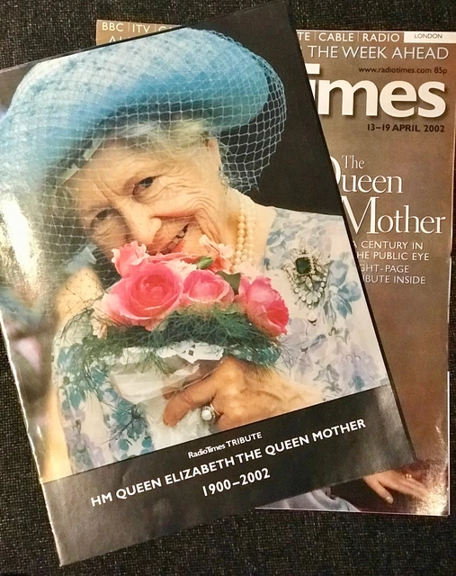 HM QUEEN ELIZABETH The Queen Mother Radio Times Tribute April 2002 ...