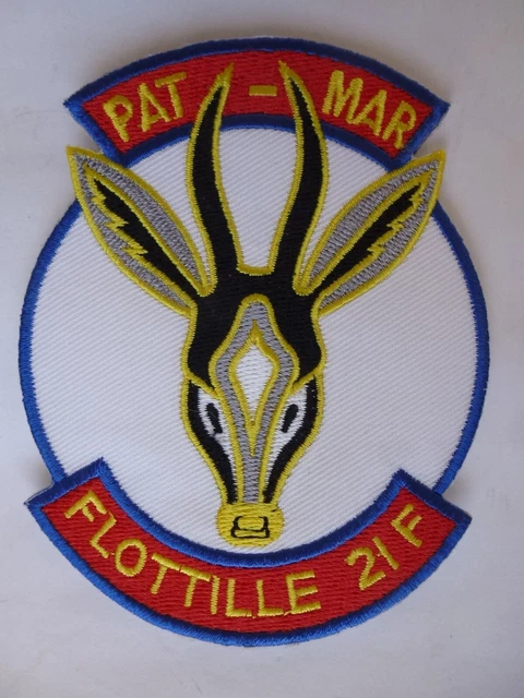 PATCH ANCIEN FLOTTILLE 21F LORIENT (100x80mm) Superbe Marine Aviation ...