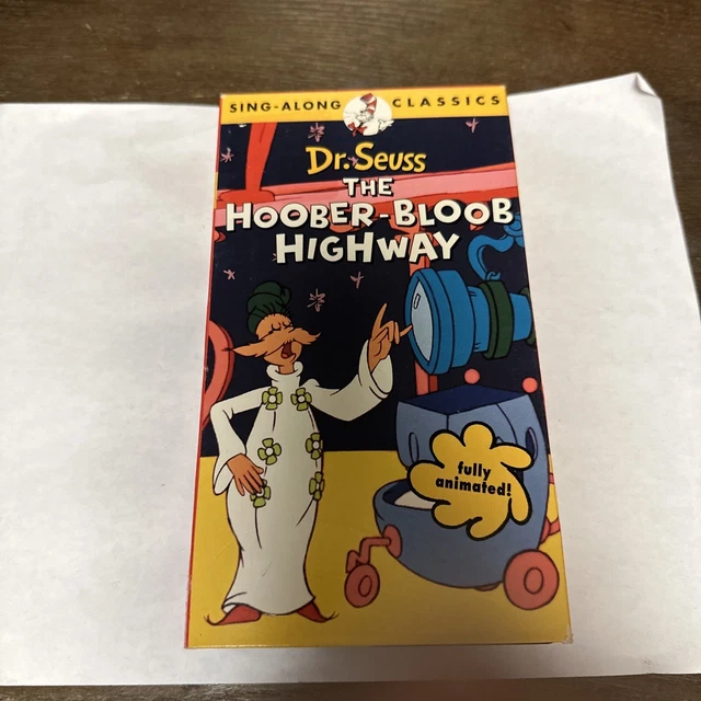 DR. SEUSS THE HOOBER-BLOOB HIGHWAY Sing-Along Classics VHS Video Tape ...