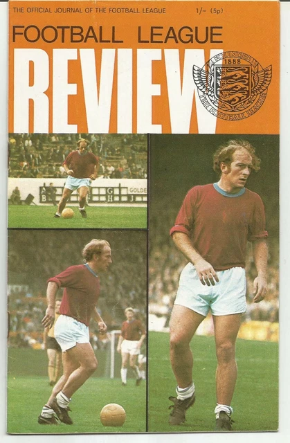 FOOTBALL LEAGUE REVIEW : Vintage UK Football Magazine From 1970 : #523 ...