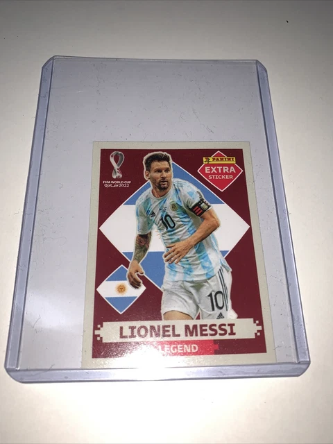 PANINI QATAR WORLD Cup Extra Sticker 2022 Légende Lionel Messi Base £22 ...