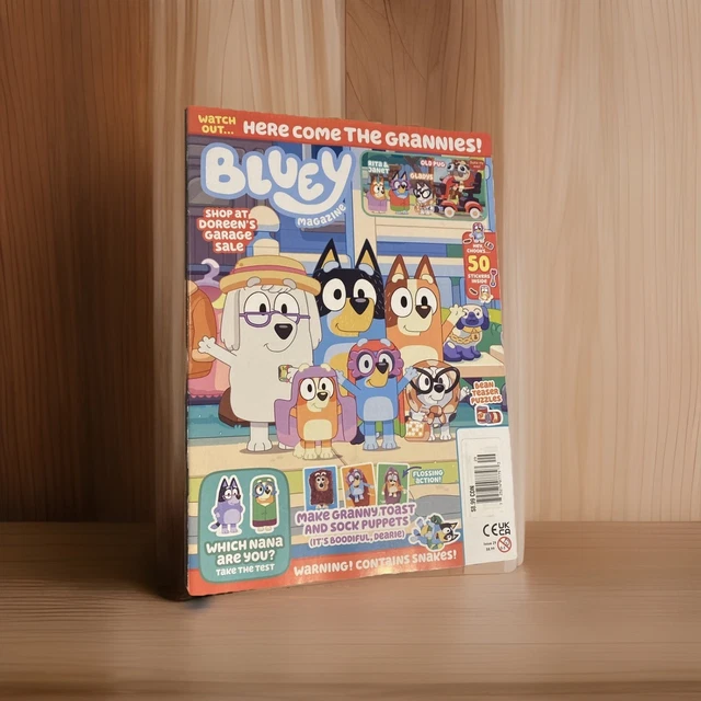 BLUEY MAGAZINE ISSUE 29 September 2024 Here Comes The Grannies-New- $10 ...