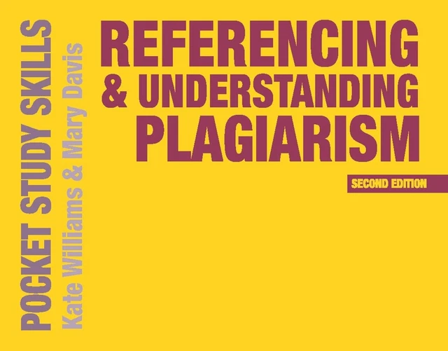 REFERENCING AND UNDERSTANDING Plagiarism 24 Pocket Study Skills £11.33 ...