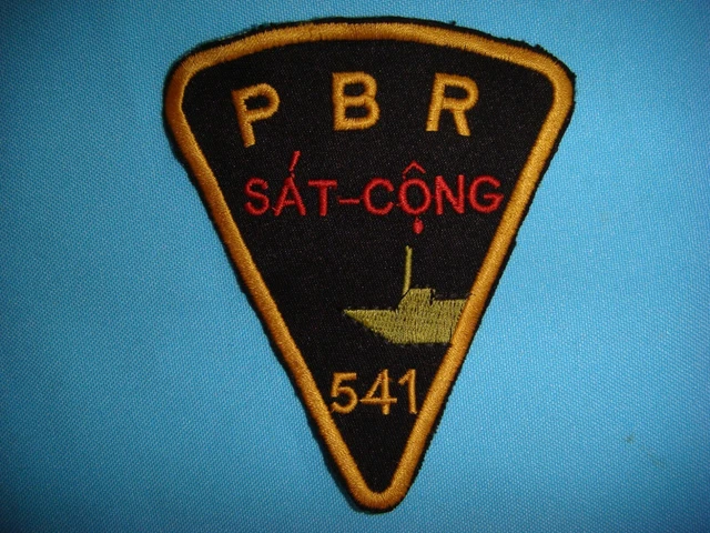 VIETNAM WAR PATCH, Us Navy Pbr River Division 541 "Sat Cong" (Kill Vc ...