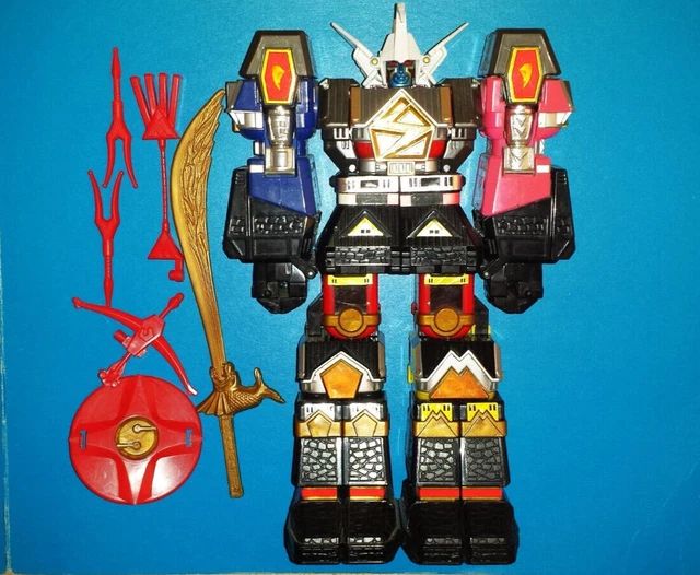 SHOGUN MEGAZORD POWER Rangers Deluxe 10'' Bandai 1993 Sentai Kakuranger ...