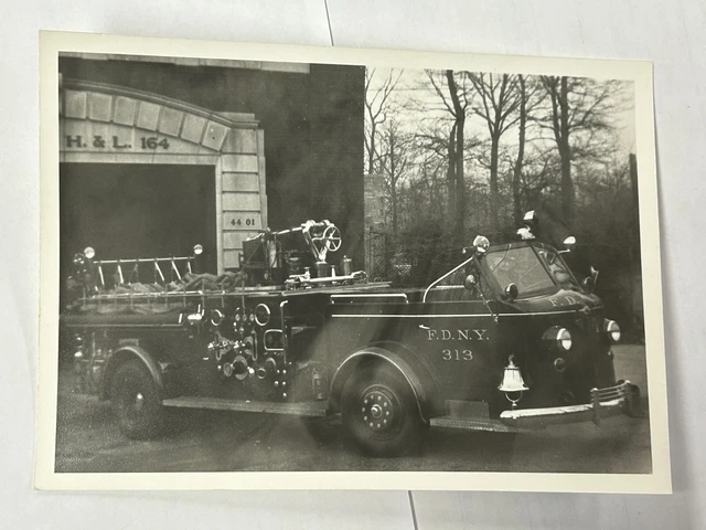 FDNY ENGINE 313 1947 American La France pumper Fire Apparatus Photo A56 ...