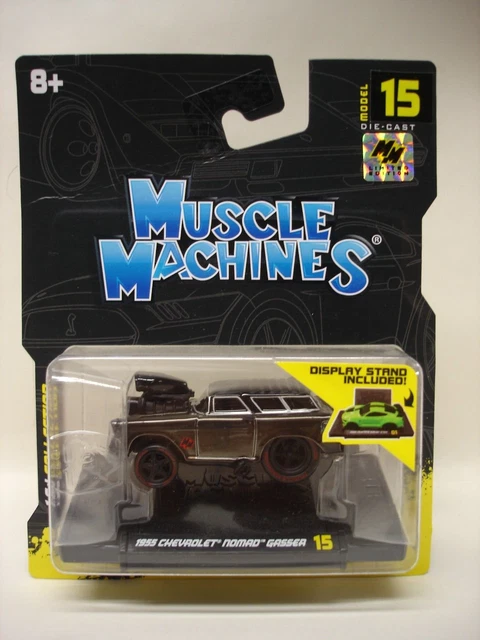 MUSCLE MACHINES CHASE 1955 Chevrolet Nomad Gasser £11.30 - PicClick UK