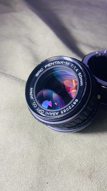 PENTAX SMC PENTAX-M 50mm F1.4 Fast Prime Lens PK Mount 6672065 £74.99 - PicClick UK