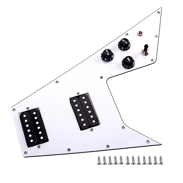 3-PLY LOADED PREWIRED Pickguard Humbucker Pickup for Flying V ...